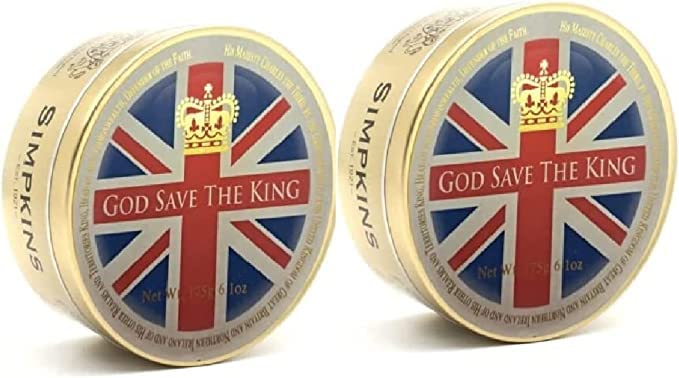Coronation King Charles Simpkins Mixed Fruit Tin 175g | King Charles ...