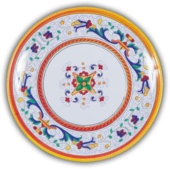 Amazon.com | Italian Inspired Melamine Picnic Ricco Plastic Dinner ...