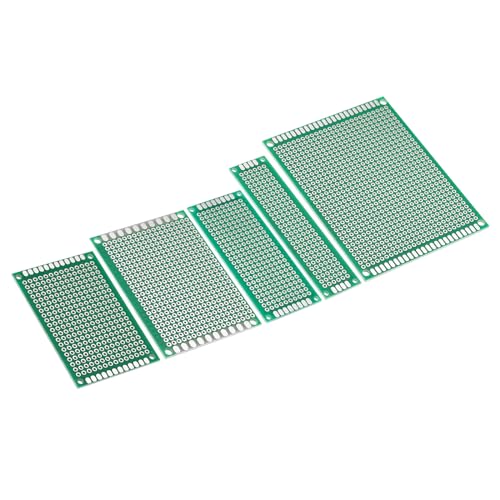 PATIKIL PCB Board Circuit, 34 Pcs Prototype Perfboard Solder Boards for ...