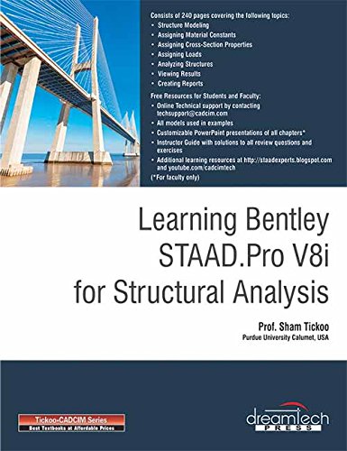 Learning Bentley Staad.Pro V8I for Structural Analysis | Amazon.com.br