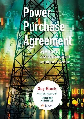 Buy Power Purchase Agreements: Legal Issues, Risks Assessment ...