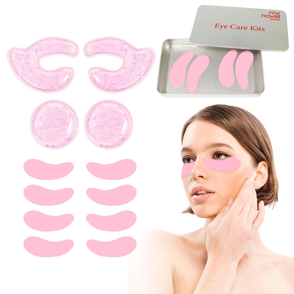Amazon.com: my novel things Reusable Eye Pads 6 Pairs, Silicone Face ...