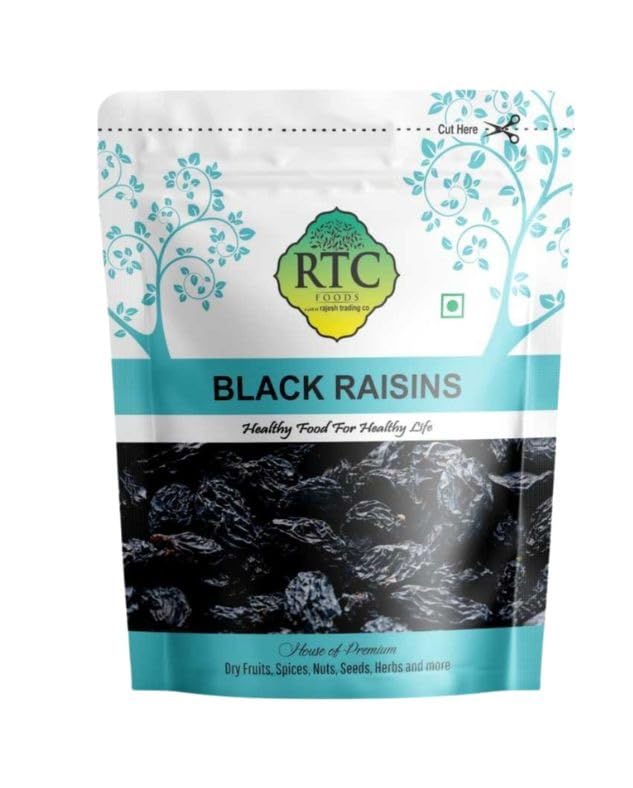 RTC FOODS BLACK RAISINS SEEDLESS GOLD 1KG : Amazon.in: Grocery ...