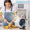 Amazon.com: BESKAR Portable Clip on Fan Rechargeable, 4 Speeds Small ...