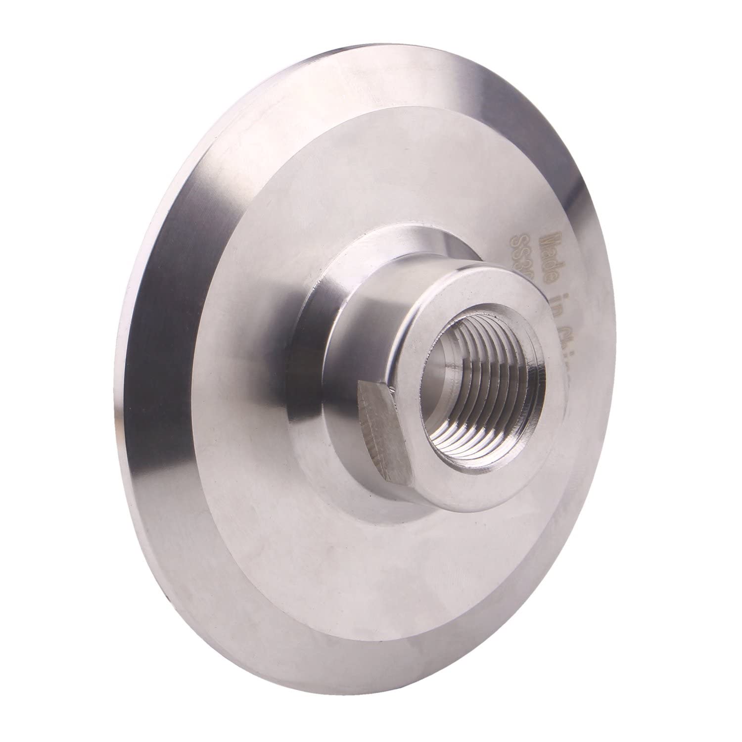 Snapklik.com : Sanitary 3 Inch Tri Clamp To 1/2 NPT Female Tri Clover