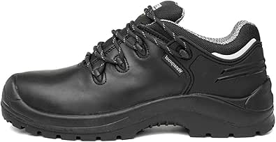Maxguard X330 Safety Shoes S3, Black Waterproof Cowhide Leather, MAX ...
