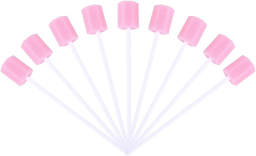SUPVOX 30PCS Sponge Swab Disposable Medical Sponge Stick Tooth Mouth ...