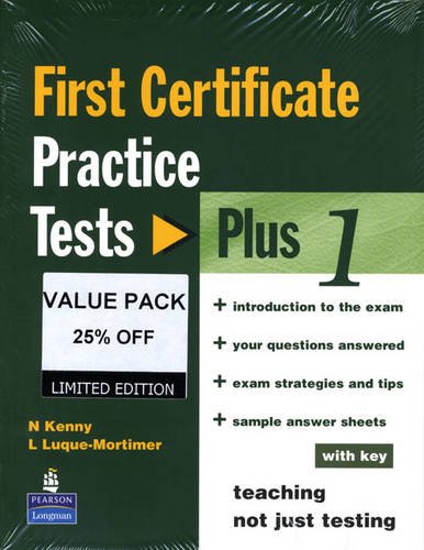First Certificate English Pack: WITH Practice Tests Plus FCE AND ...