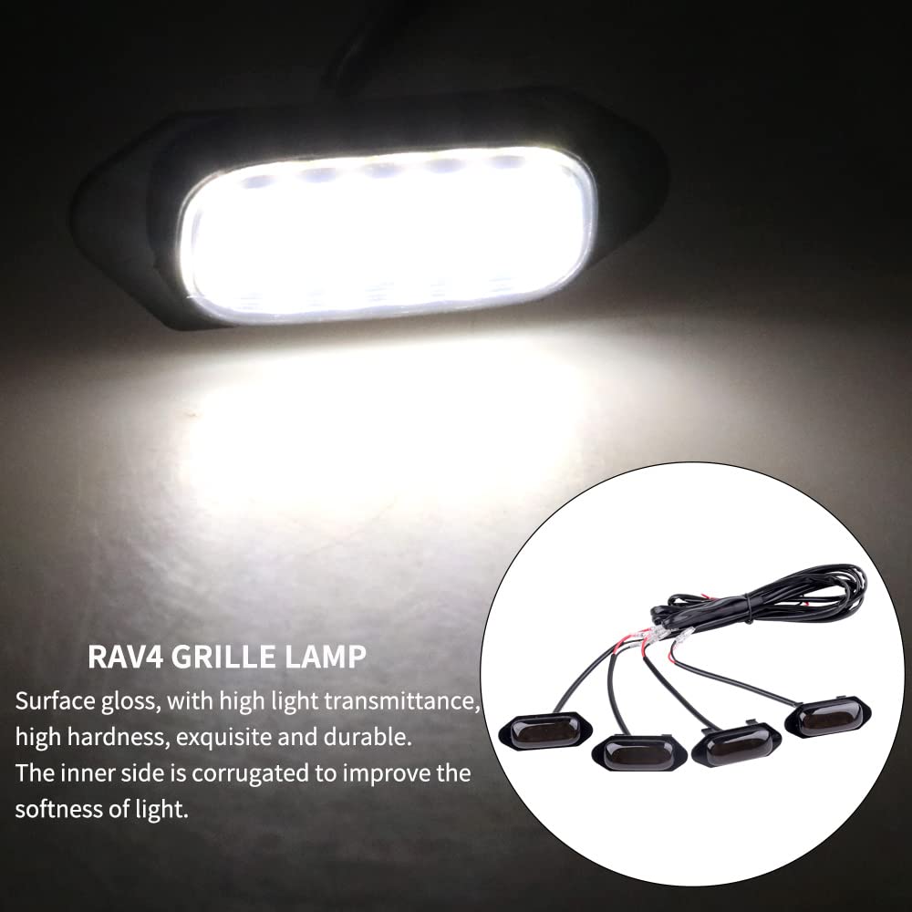 Snapklik.com : Raryloy LED Front Grille Running Lights For Toyota 2019 ...