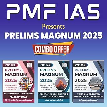 Buy PMF IAS Prelims Magnum Combo Pack (Set of 3 Books) - 2025 ...