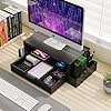 Amazon.com: Simple Trending Monitor Stand Riser and Computer Wood Desk ...