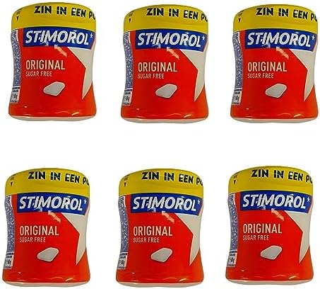 Amazon.com : Stimorol Chewing Gum Original 3x5 packages (sugarfree ...