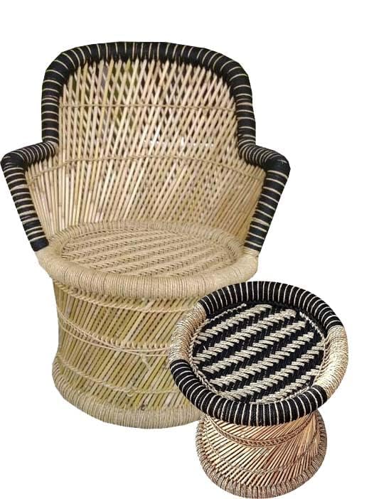 eXtend cReation ! Pure Natural and Handmade Bamboo Mudda Chair with ...