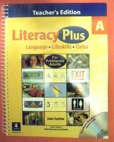 Literacy Plus A: Teachers Manual: Joan Saslow: 9780130996220: Amazon ...