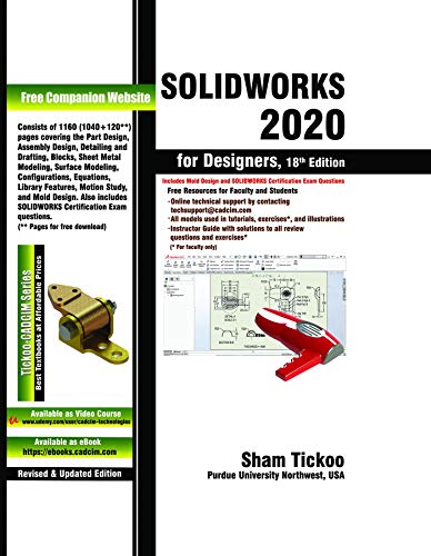 SOLIDWORKS 2020 for Designers, 18th Edition, Tickoo, Prof. Sham, eBook ...