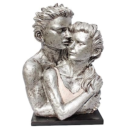 Buy Pooja Creations Handcrafted Decorative Love Couple Statue ...