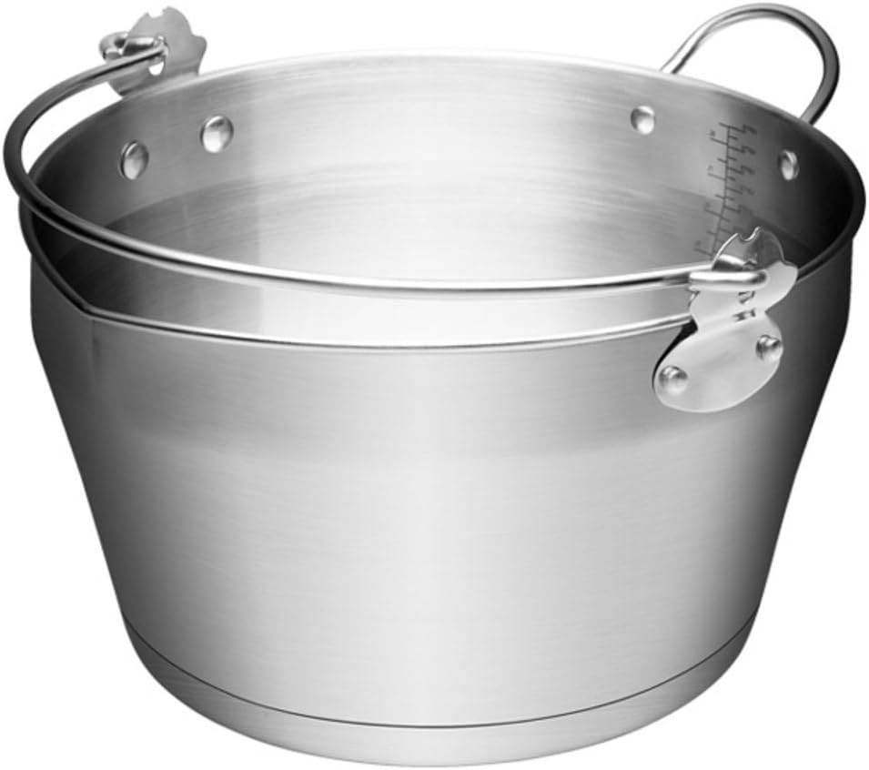 Amazon.com: Kilner Silver Stainless Steel Preserving Jam Pan
