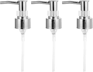 3 Pieces Dispenser Pump, Universal Shampoo Conditioner Pump Soap Lotion ...