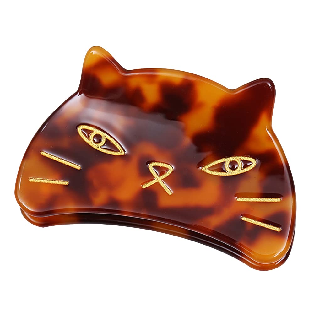 Amazon.com : Cute Cat Hair Clips,Claw Clips for Girls,Acetate Hair ...