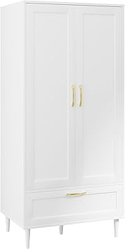 Amazon.com: Gyger Wardrobe Closet with Drawer, Armoires and Wardrobes ...