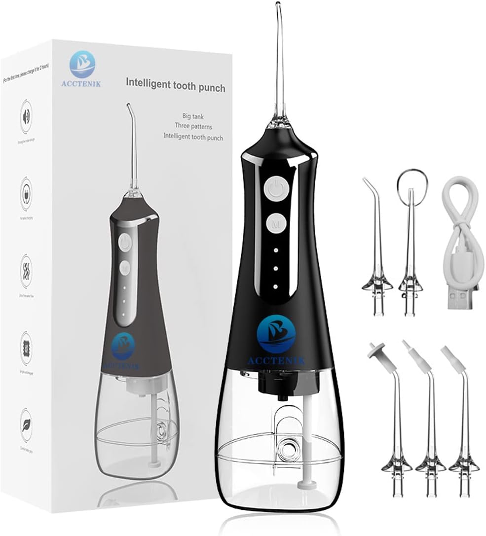 ACCTENIK Irrigador Oral Clearpik Portable Limpeza Profunda, Irrigadores ...