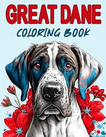 Amazon.com: Great Dane Coloring Book: Discover the Majestic World of ...