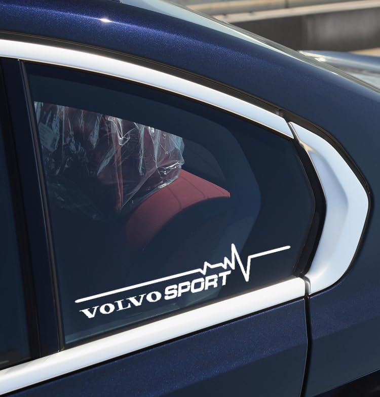 Buy 2 Pcs Car Emblems Badge Sticker for Volvo S60 S90 XC40 XC60 XC90 ...