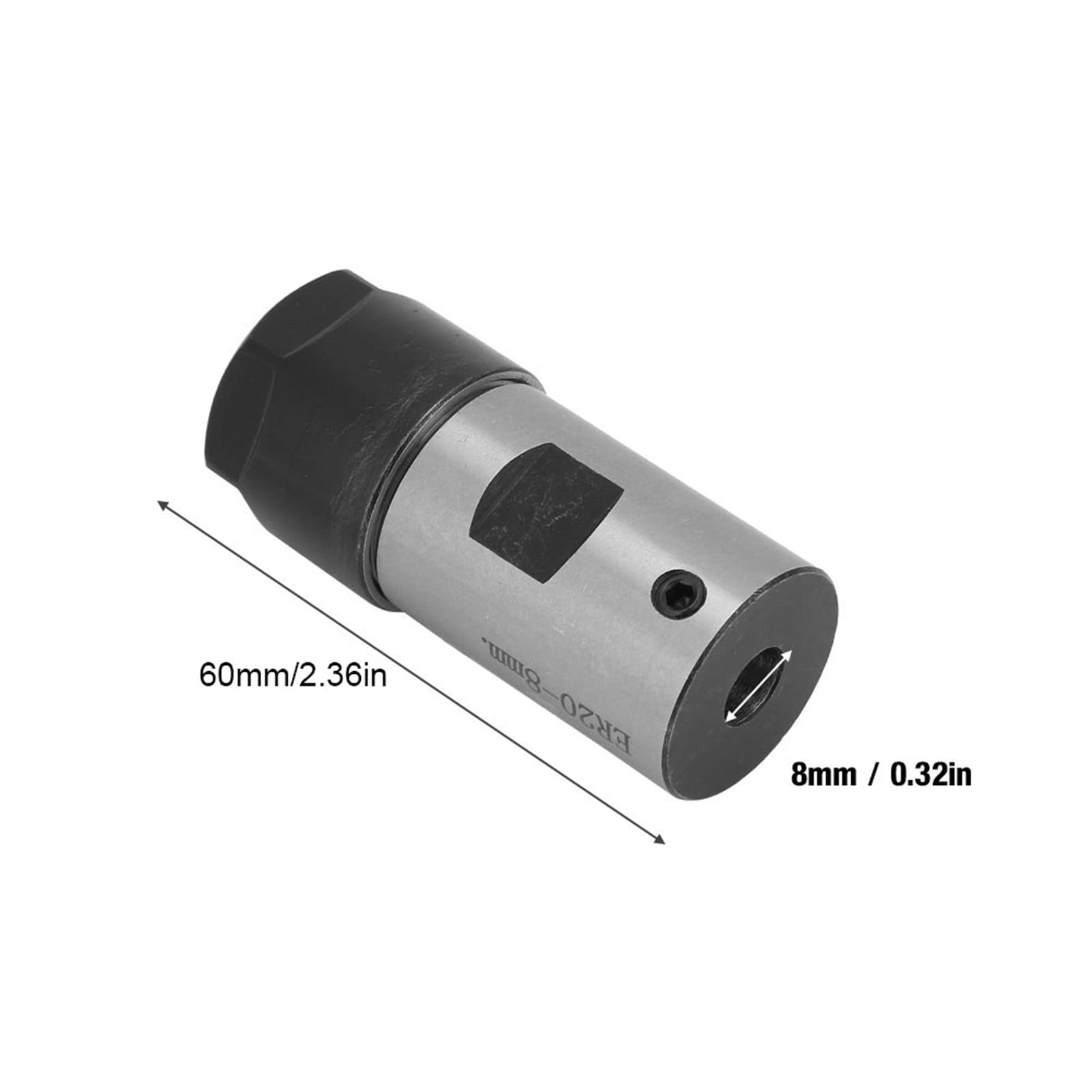 Snapklik.com : C25 ER20 Collet Motor Shaft Spindle Extension Rod ...