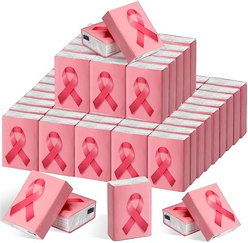 Amazon.com: Tenceur 50 Pcs Breast Cancer Awareness Tissue Paper Pink ...