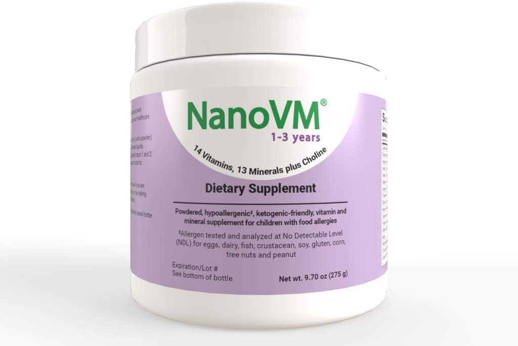 Amazon.com: Solace Nutrition NanoVM 1-3 (275g) Flavorless Powdered Hypoallergenic, Carbohydrate ...