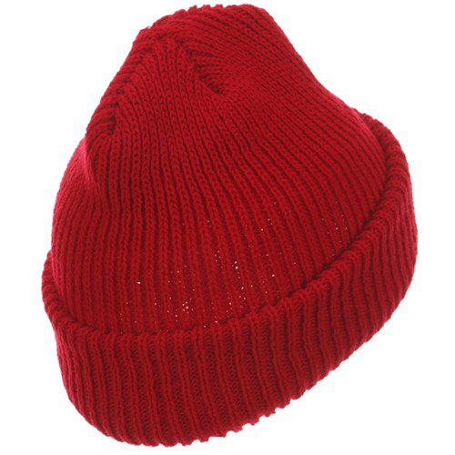 Artex Solid Plain Watch Cap Beanie - Red : Amazon.in: Clothing ...