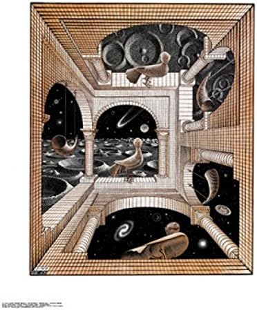 Another World Poster by M.C. Escher (22 x 26) : Amazon.co.uk: Home ...