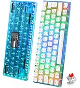 MAGIC-REFINER RK68 Wireless Mechanical Keyboard, 60% Percent Gaming ...