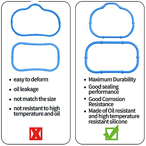 Snapklik.com : ORAEVY Intake Manifold Gaskets Lower & Upper Gasket ...