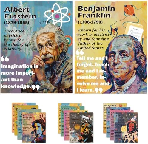 Amazon.com: 1step2dream 15Pcs Science Classroom Poster | 11x14 ...