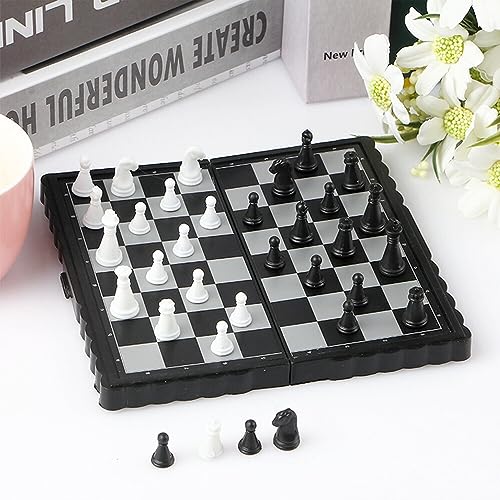 ZOYDP Travel Magnetic Chess Mini Set, Portable Handheld Magnetic Chess ...