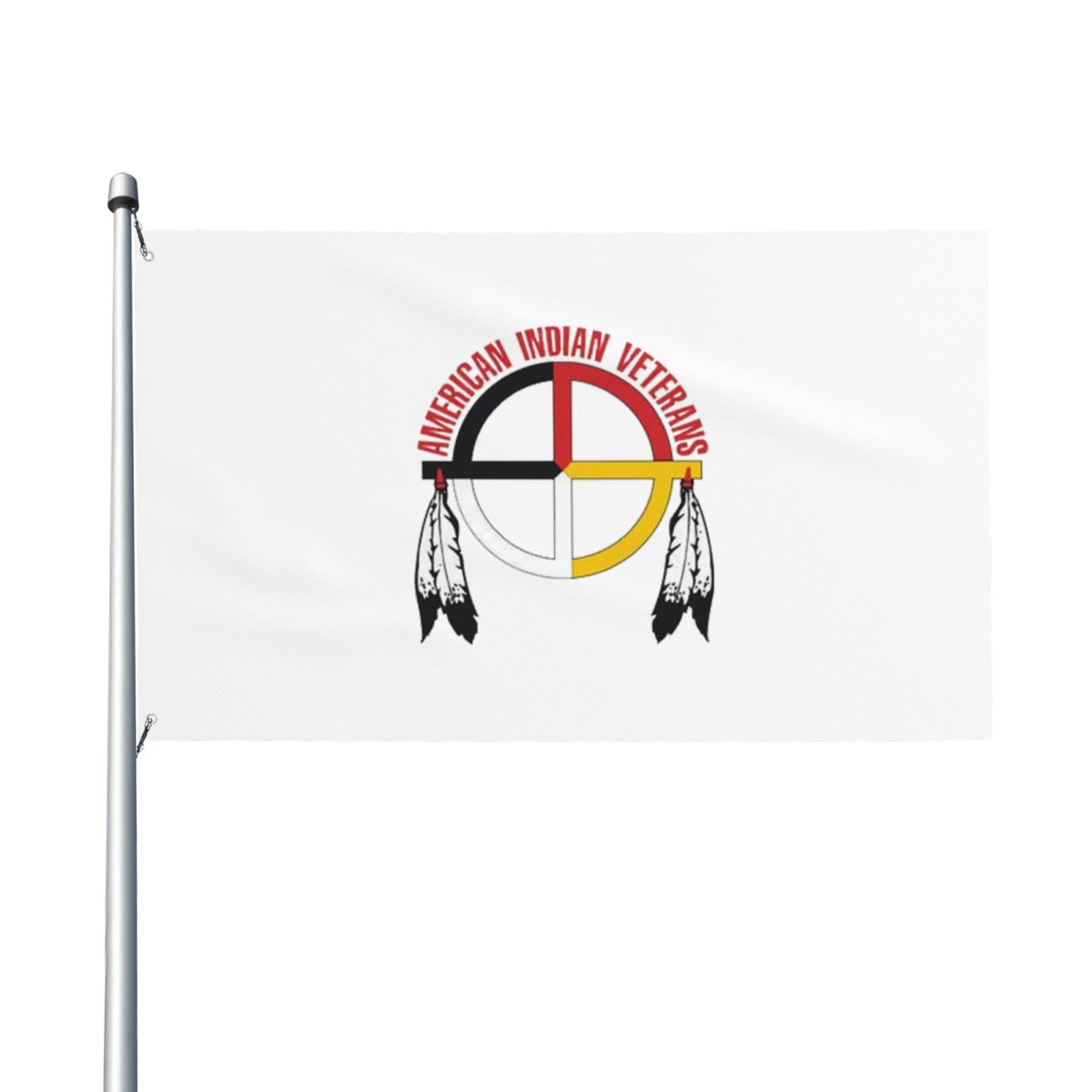Amazon.com : The Flag Of A Native American Indian Veteran Garden Flag ...