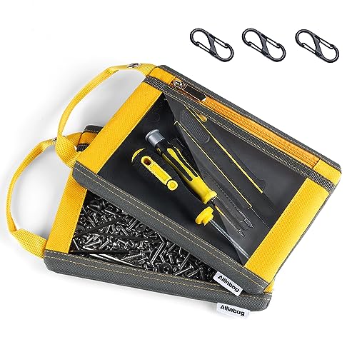 Clear Small Tool Pouch Bags, Zippered Pouches for Organization with 3 ...