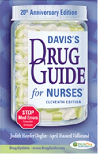 Davis's Drug Guide for Nurses: 9780803619128: Medicine & Health Science ...