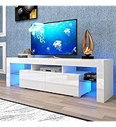 Amazon.com: LED TV Stand for 100 Inch TV, Long Entertainment Center ...