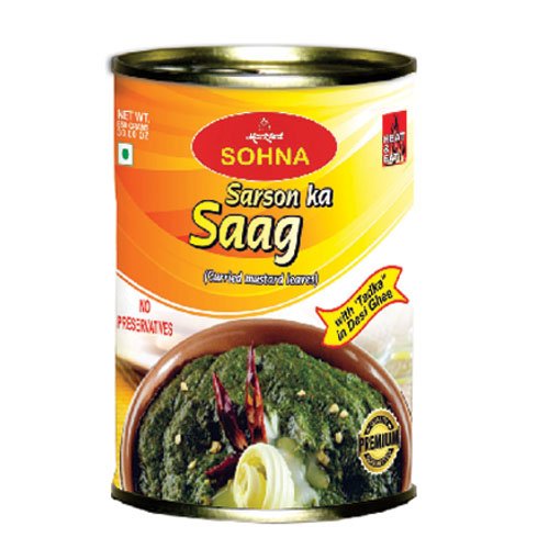 Sohna Ready To Eat -Saag (450 Gram) Pack Of 1- Sbtm : Amazon.in ...