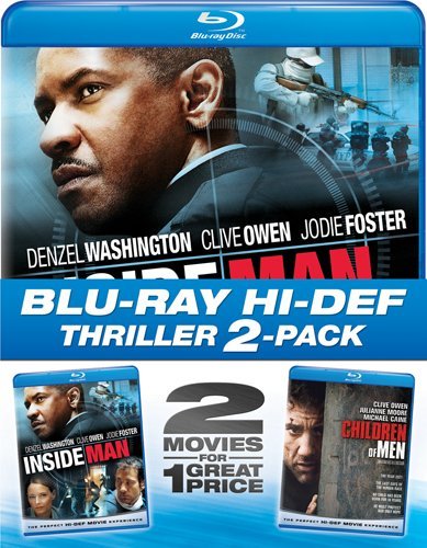 Amazon.com: Inside Man / Children of Men Blu-ray Value Pack : Denzel ...