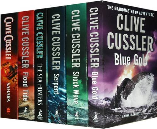 Amazon | Clive Cussler Collection Pack: Blue Gold, Shock Wave, Serpent ...