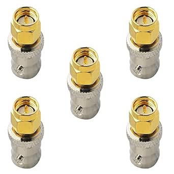 Amazon.com: ZIXINZIYI 5 pcs BNC SMA Coax Connector SMA Male to BNC Female Coaxial Connector Low ...