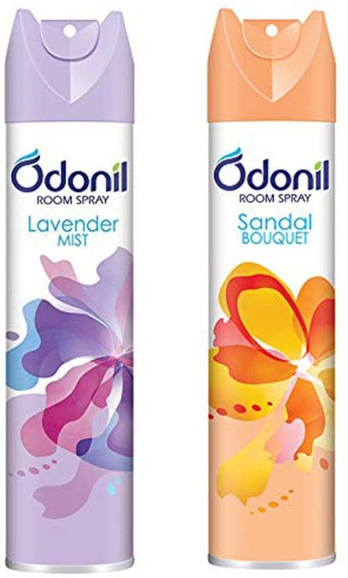 Odonil Lavender mist, Sandal bouquet Spray (2 x 270 ml) : Amazon.in ...