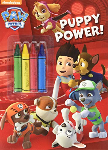 Paw Patrol Puppy Power! Coloring Book with Crayons (Paperback) by ...