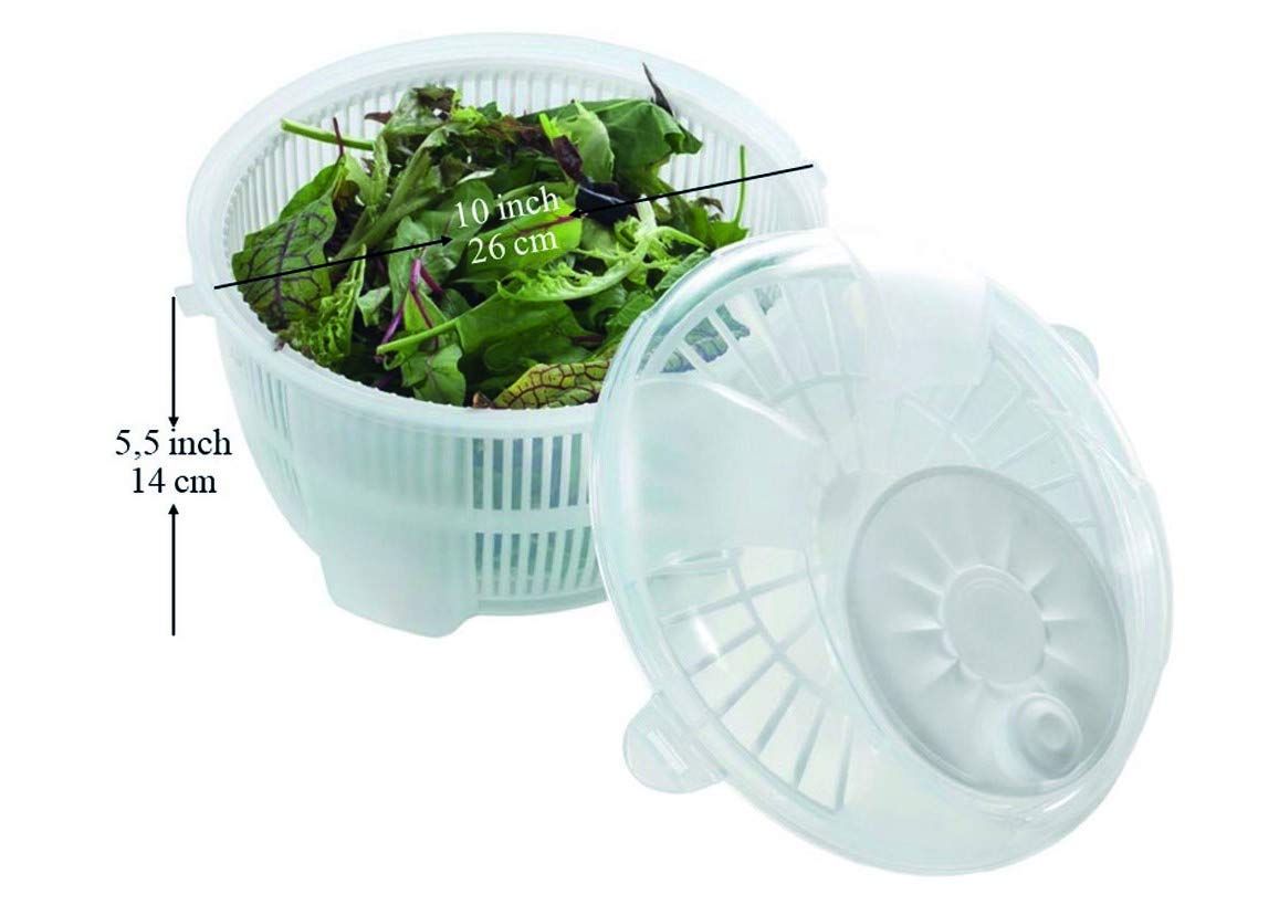 Snapklik.com : Mabel Home Salad Spinner, Salad Tosser And Mixer, 5,5 ...