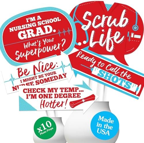 Amazon.com: 25 Pieces Nurse Appreciation Week Photo Booth Props Thank ...