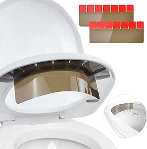 LISINAN Pee Guard - Toilet Seat Accessory - Prevent Pee Splash - White ...