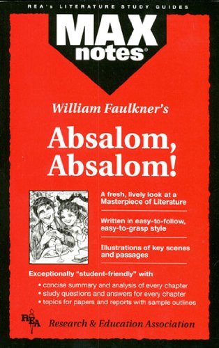 Amazon.com: Absalom, Absalom! (MAXNotes Literature Guides ...